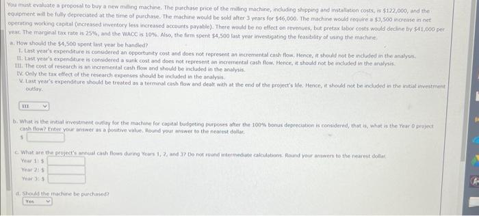 Solved You must evaluate a proposal to buy a new malling | Chegg.com