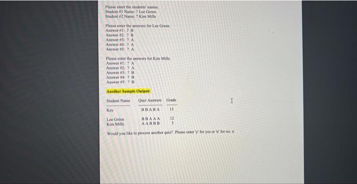 Solved All function headers must have one comment above each | Chegg.com