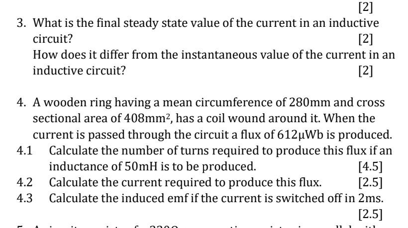 Solved 3. What is the final steady state value of the | Chegg.com