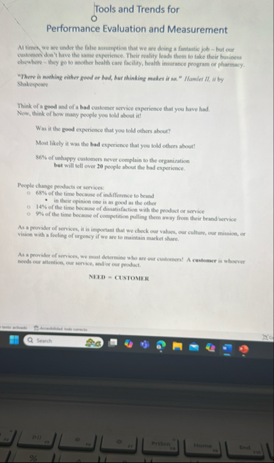 Solved Tools and Trends forPerformance Evaluation and | Chegg.com