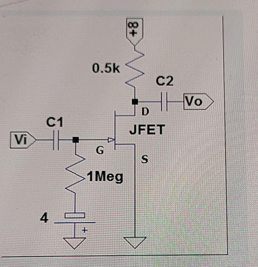 Solved if IDSS=8 mA and Vp=-6 Volt. Determine Is in mA ! | Chegg.com