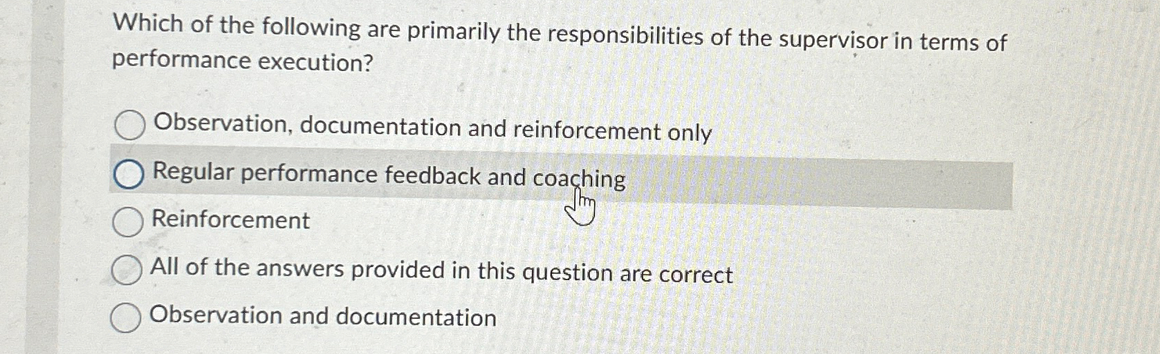 Solved Which of the following are primarily the | Chegg.com
