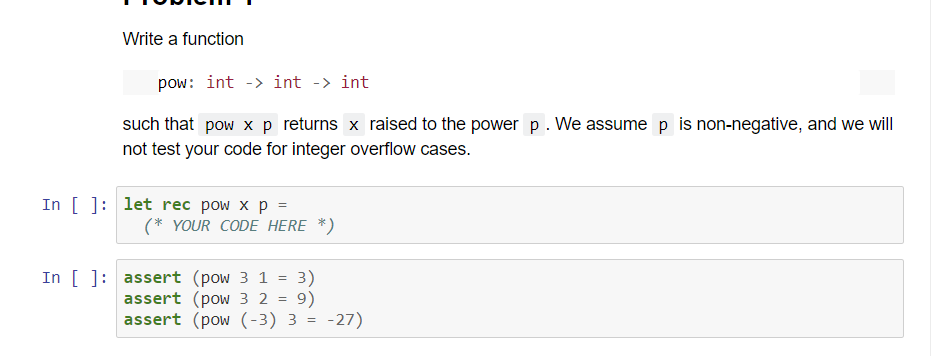 Solved Write A Function With The Ocaml Programming 0310