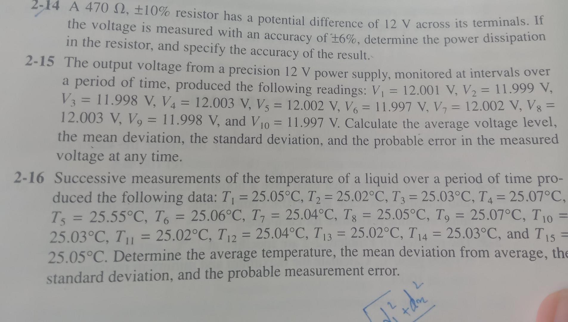 Solved electronic instrumentation and measurements questions | Chegg.com