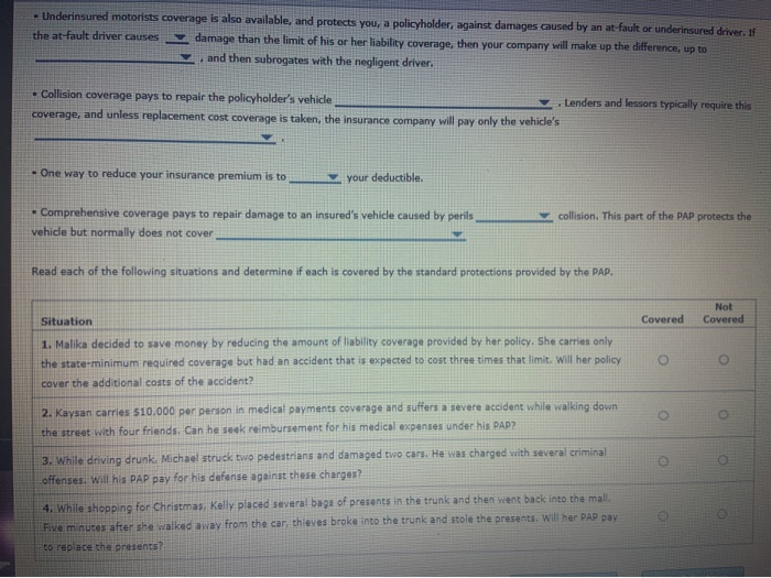Solved Ch 10: Assignment Protecting Your Property Read and | Chegg.com