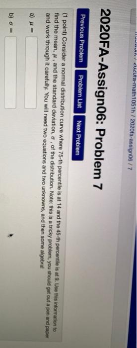 Solved WRUIN SUZUta-math1051h / 2020fa-assign06 / 7 | Chegg.com