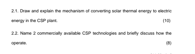 Solved 2.1. ﻿Draw and explain the mechanism of converting | Chegg.com