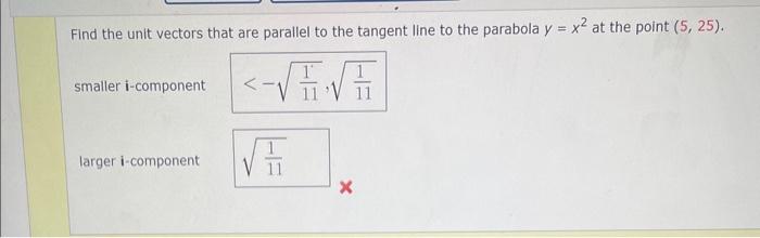 Solved Find the unit vectors that are parallel to the | Chegg.com