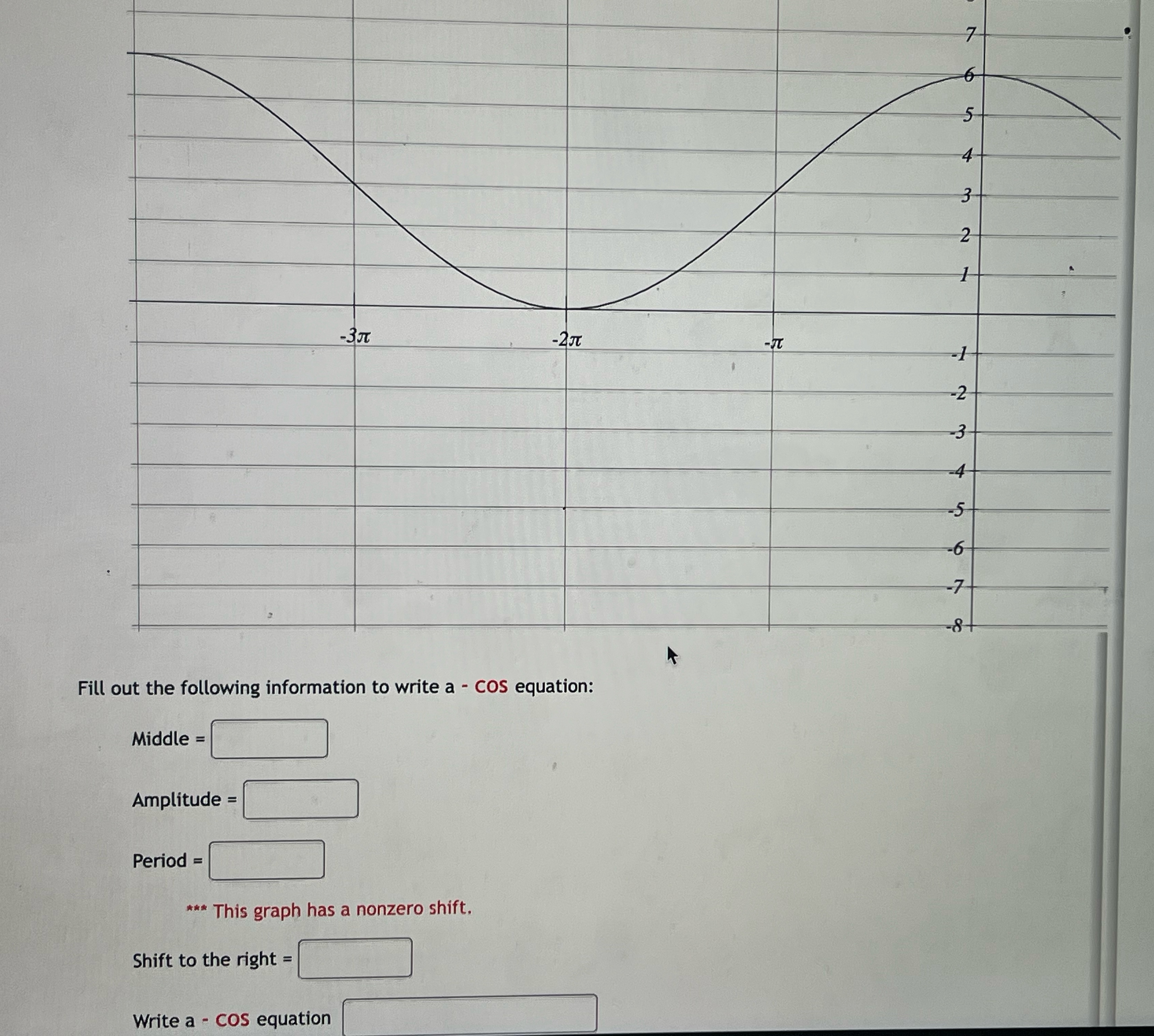 Solved Fill out the following information to write a - cos | Chegg.com