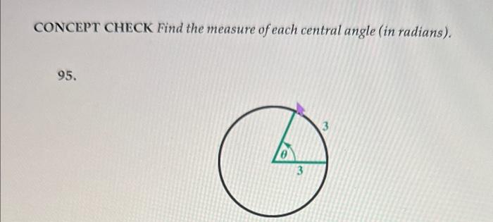 Solved CONCEPT CHECK Find the measure of each central angle | Chegg.com Solved CONCEPT CHECK Find the measure of each central angle | Chegg.com