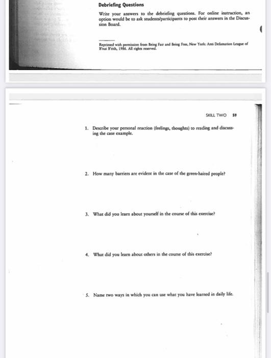 Solved CHAPTER 3 Four Skills Chapter 3.pdf Barriers to | Chegg.com