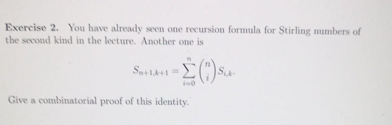 Solved Exercise 2. You have already seen one recursion | Chegg.com