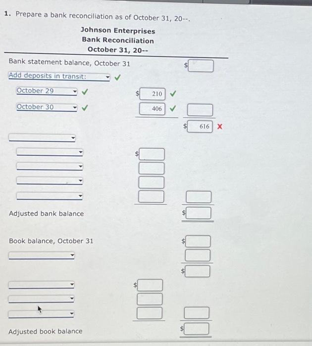 Solved Bank Reconciliation and Related Journal Entries The | Chegg.com