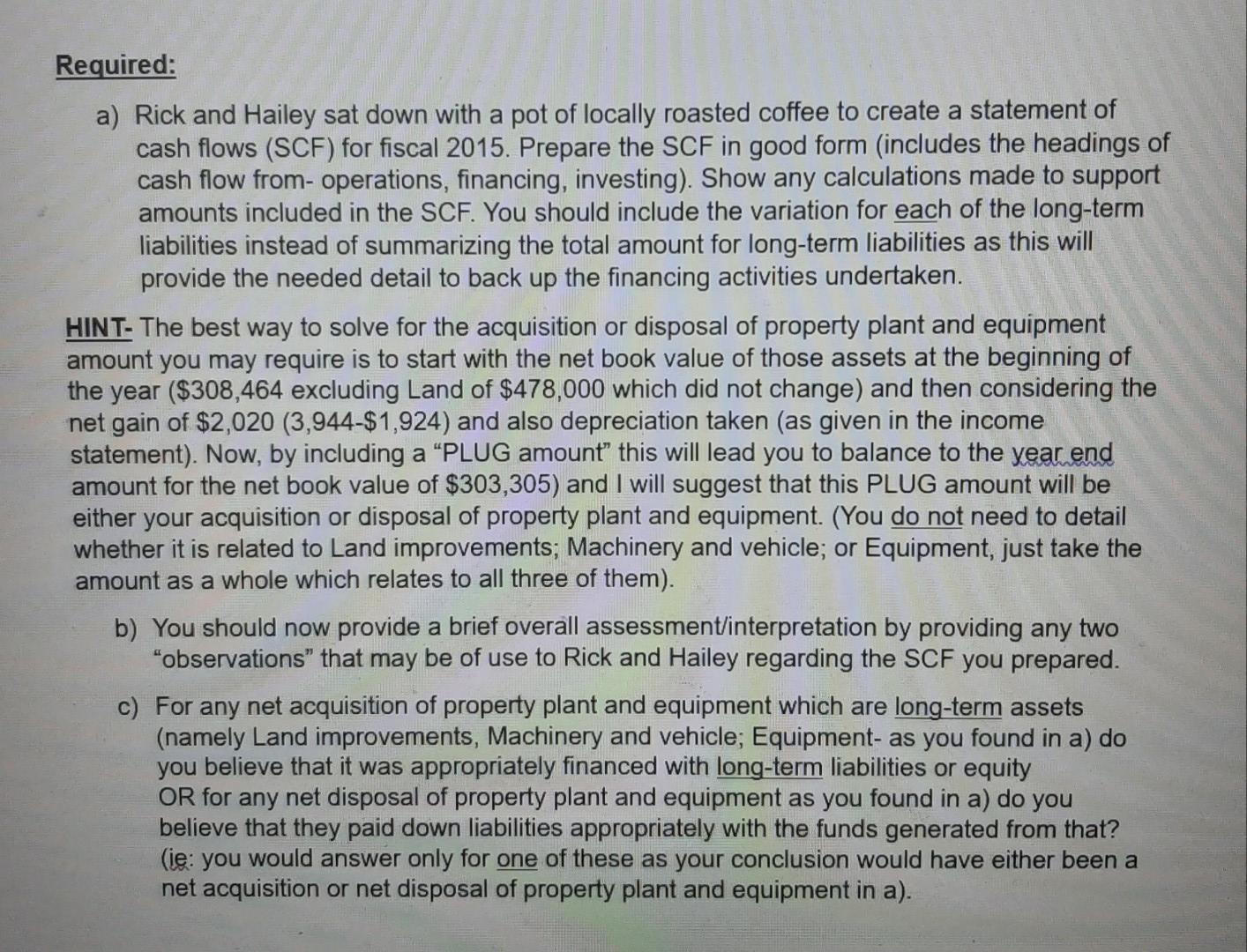 Solved Accounting question. Please solve Part (b) only and | Chegg.com