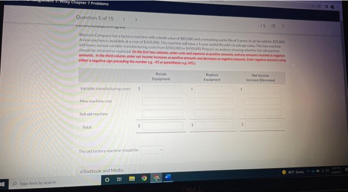 Solved type here to search 1: Wiley Chapter 7 Problems | Chegg.com