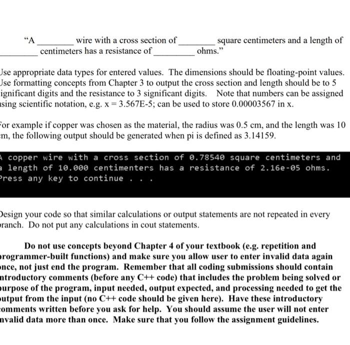 Solved Goals: Developing problem-solving skills, using | Chegg.com