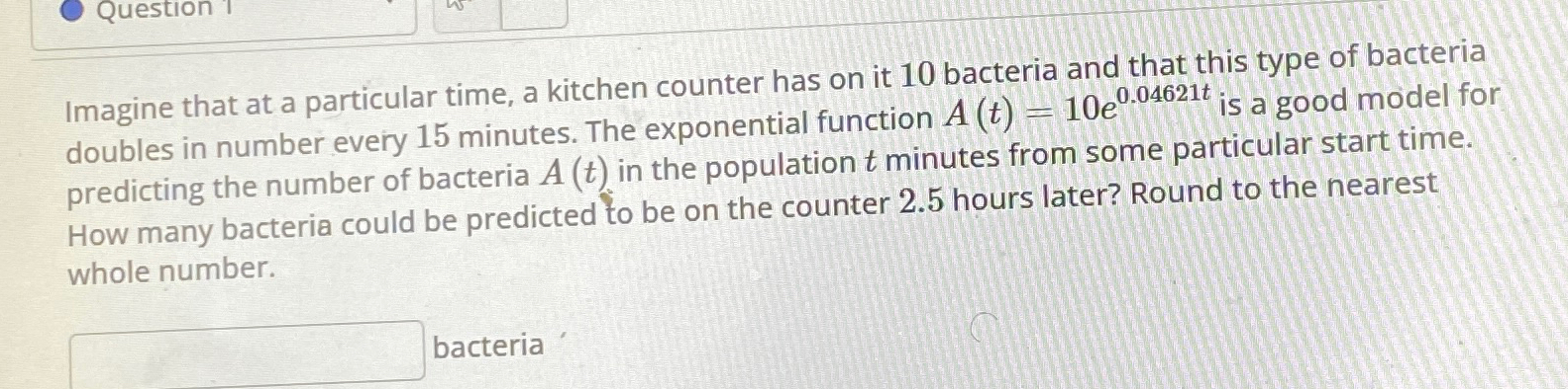 Solved Imagine that at a particular time, a kitchen counter | Chegg.com