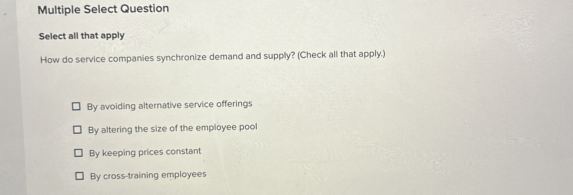 Solved Multiple Select QuestionSelect all that applyHow do | Chegg.com
