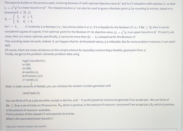 Solved This Exercise Builds On The Previous Part Involving