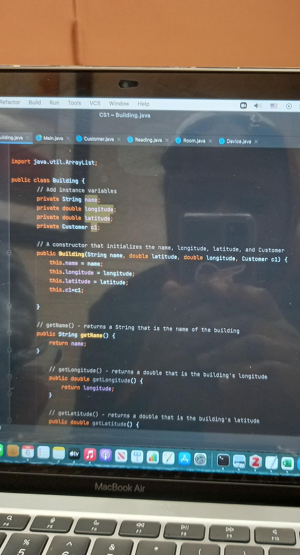 efactor Build Run Tools VCS Window Help 00 1 CS1 - | Chegg.com