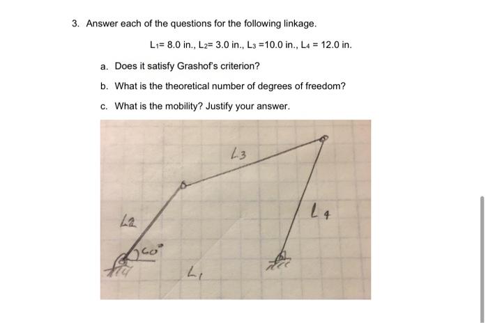 Solved Answer each of the questions for the following | Chegg.com