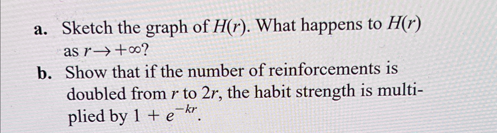 LEARNING THEORY In a learning model proposed by C. | Chegg.com