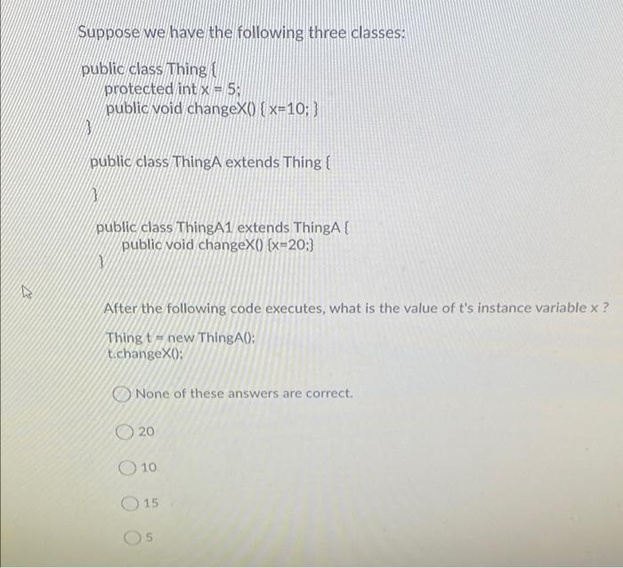 Solved public class MyClass { private int a; private int b; | Chegg.com