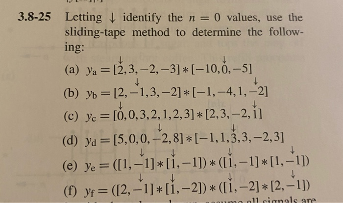 Solved → 3.8-25 Letting identify the n = 0 values, use the | Chegg.com