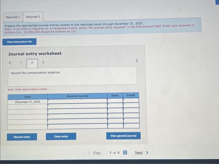 Solved Prepare the appropriate journal entries related to | Chegg.com