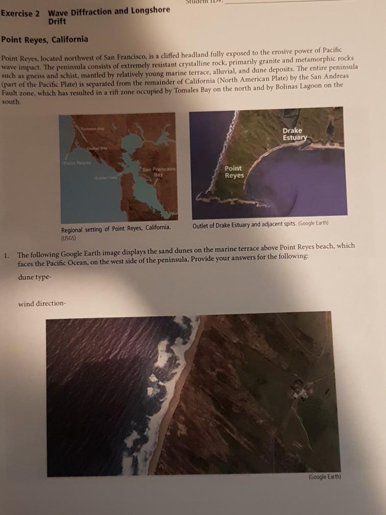 Solved Exercise 2 Wave Diffraction and Longshore Drift Point | Chegg.com