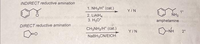 Solved How does reductive amination work with the reagent | Chegg.com