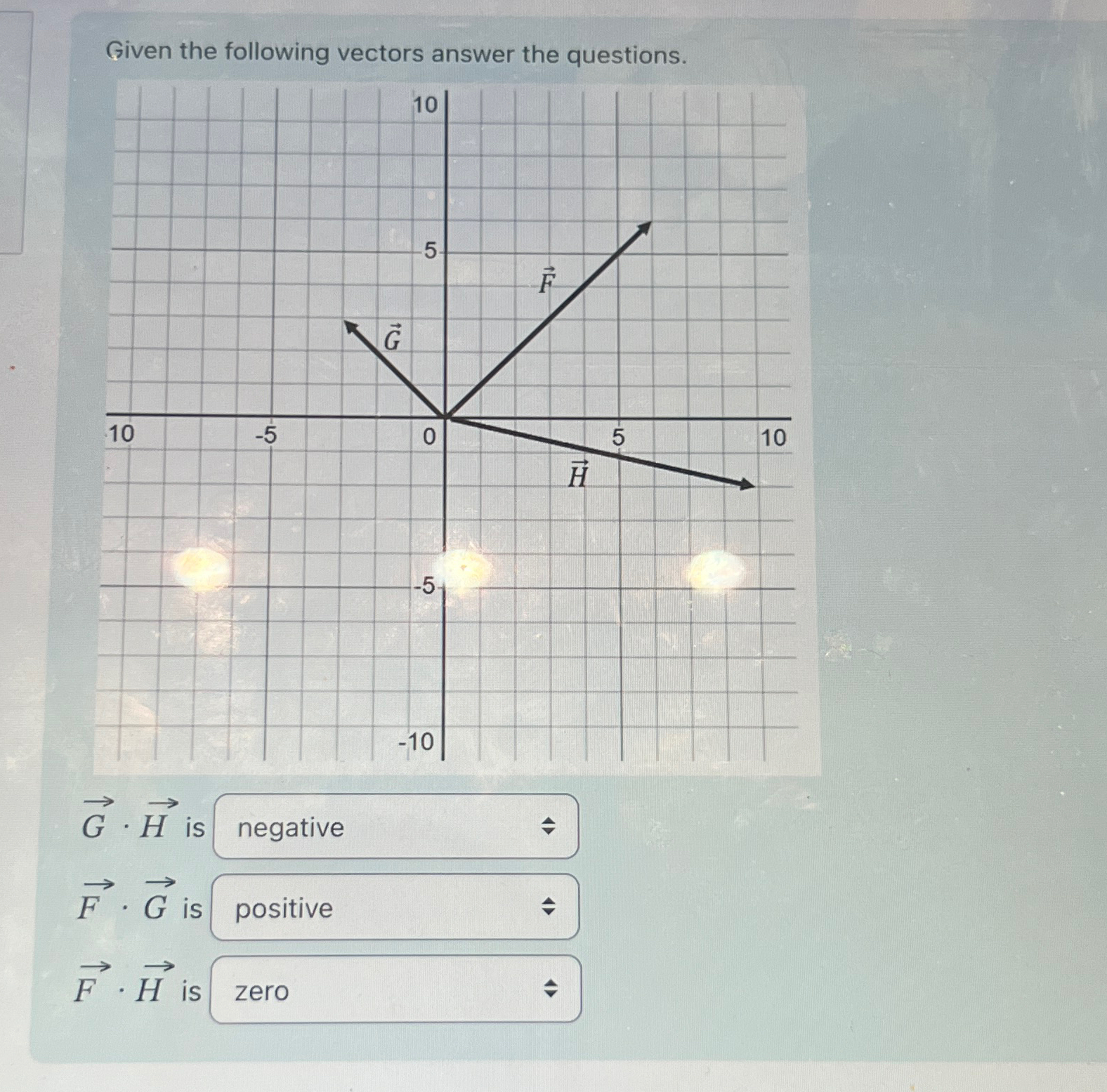 Solved Given the following vectors answer the | Chegg.com