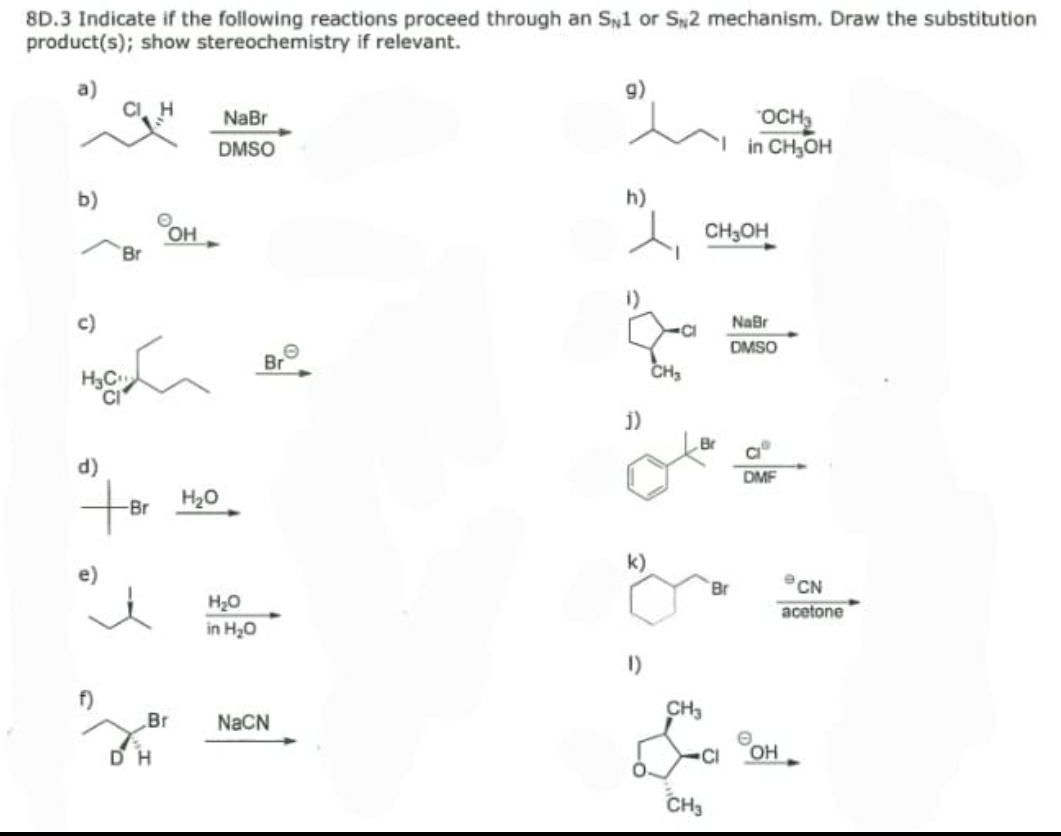 Solved 8D. 3 ﻿Indicate if the following reactions proceed | Chegg.com