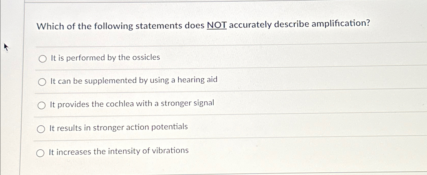 Solved Which of the following statements does NOT accurately | Chegg.com