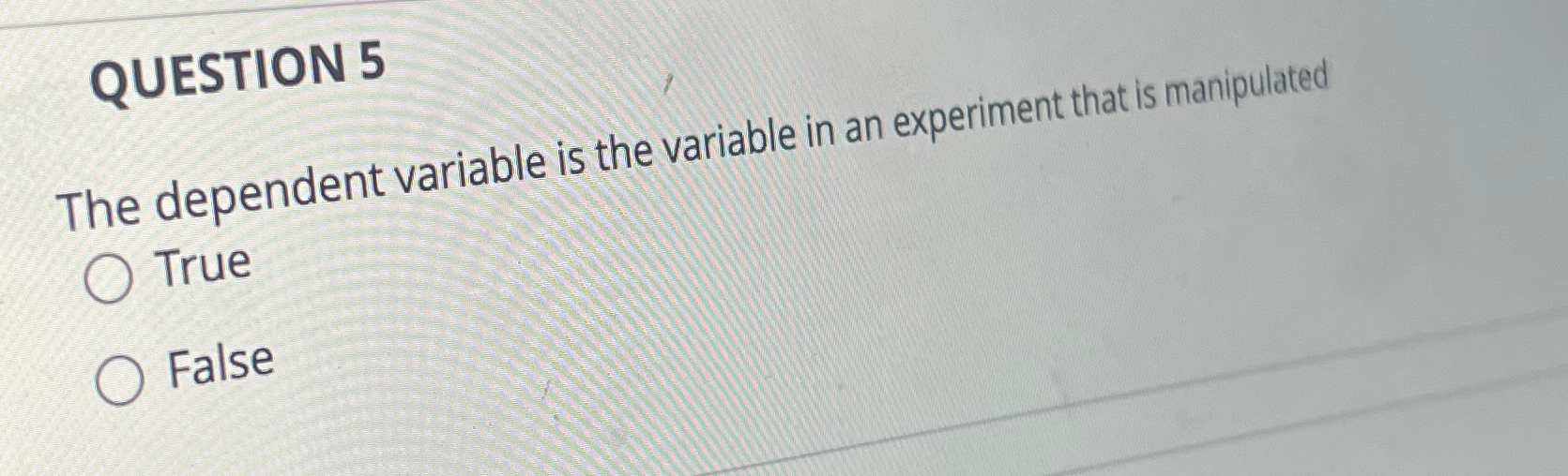 Solved The dependent variable is the variable in an | Chegg.com
