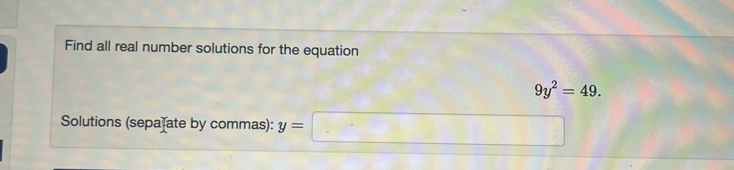 Solved Find all real number solutions for the | Chegg.com