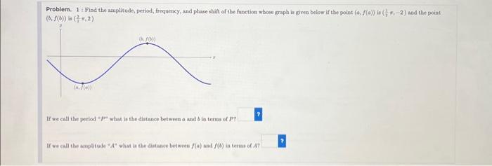 Solved Find the amplitude, period, frequency, and phase | Chegg.com
