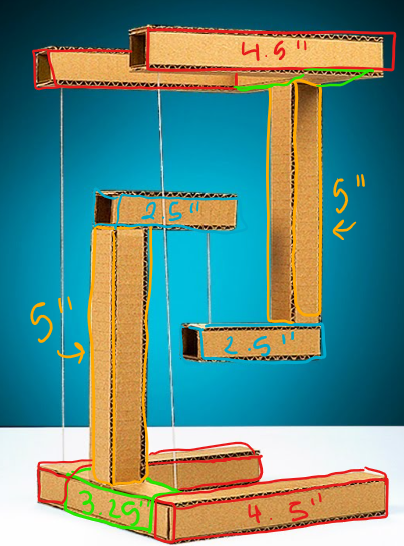 Solved Consider the top half of your tensegrity structure. | Chegg.com