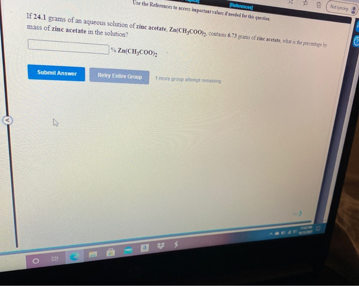 Solved References Use the References to access important | Chegg.com