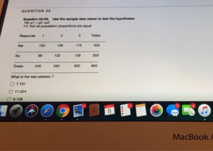 Solved QUESTION 23 Orion 15-24 Uwe the sample dere below to | Chegg.com