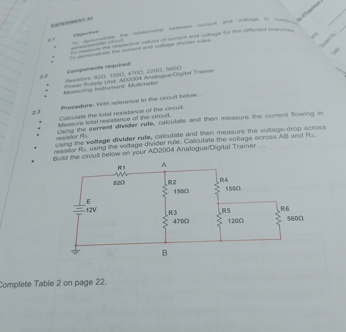 Solved 2.4bjective.relationshipBetweencurrent and voltage | Chegg.com