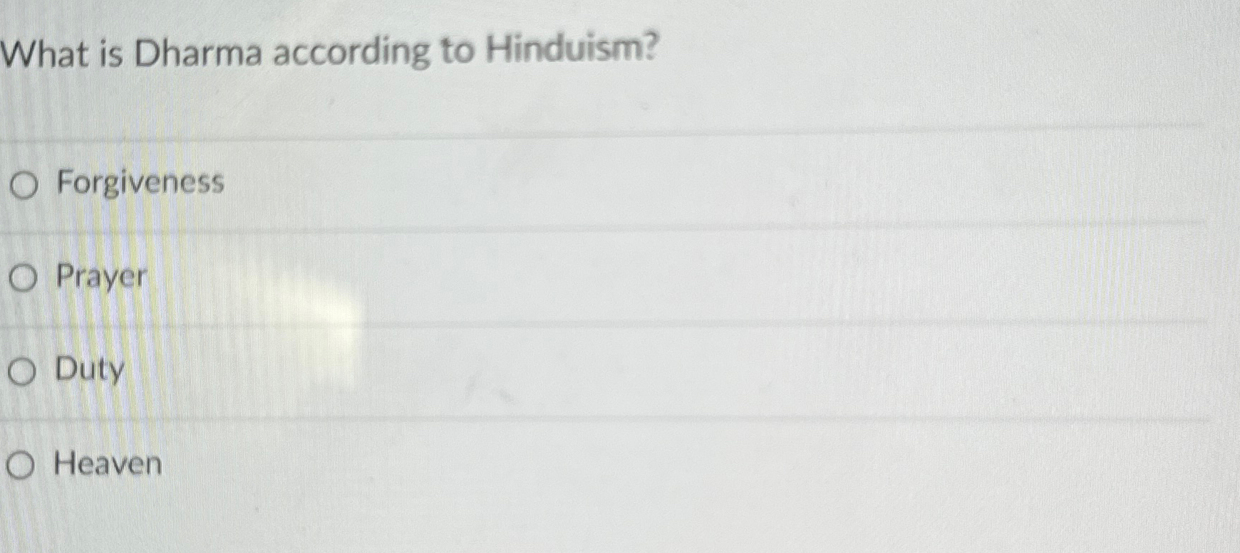 Solved What is Dharma according to | Chegg.com
