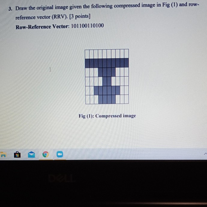 Solved 3. Draw the original image given the following | Chegg.com