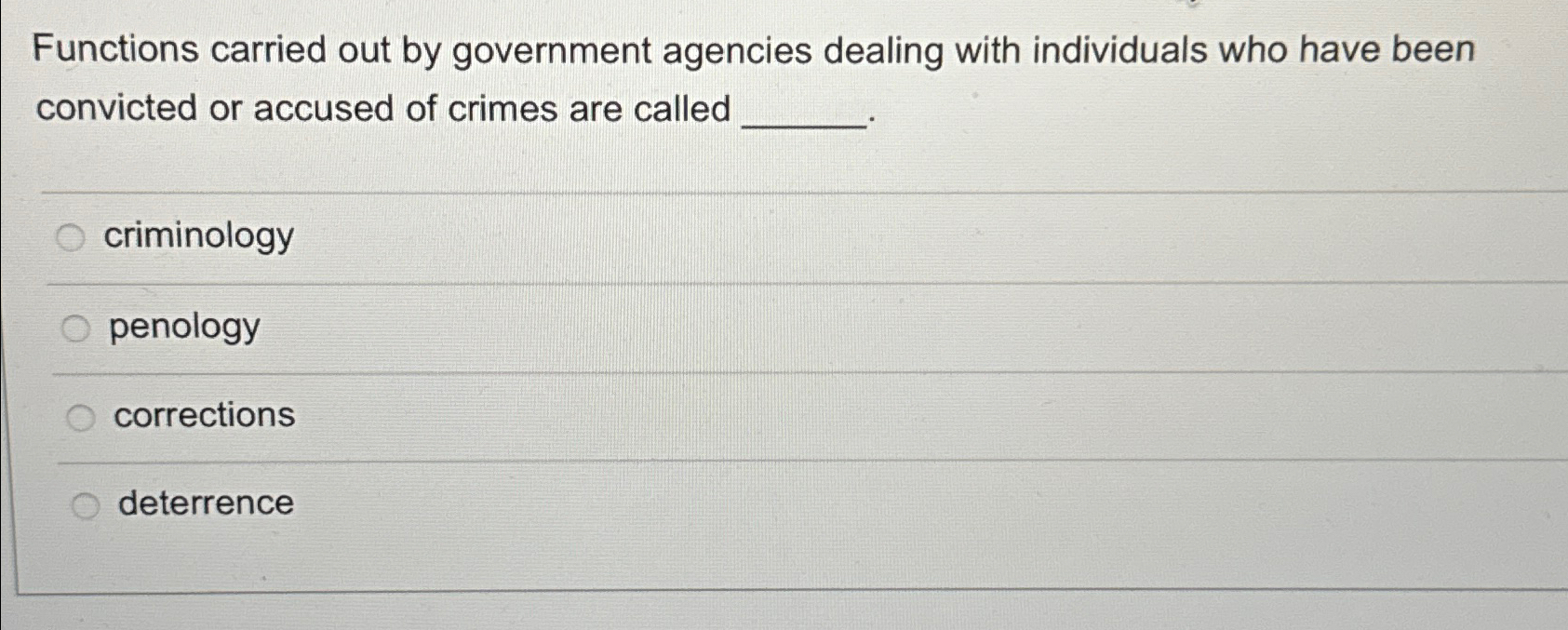 Solved Functions carried out by government agencies dealing | Chegg.com