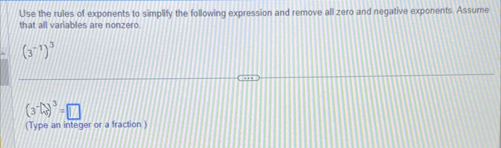 Solved Use the rules of exponents to simplify the following | Chegg.com