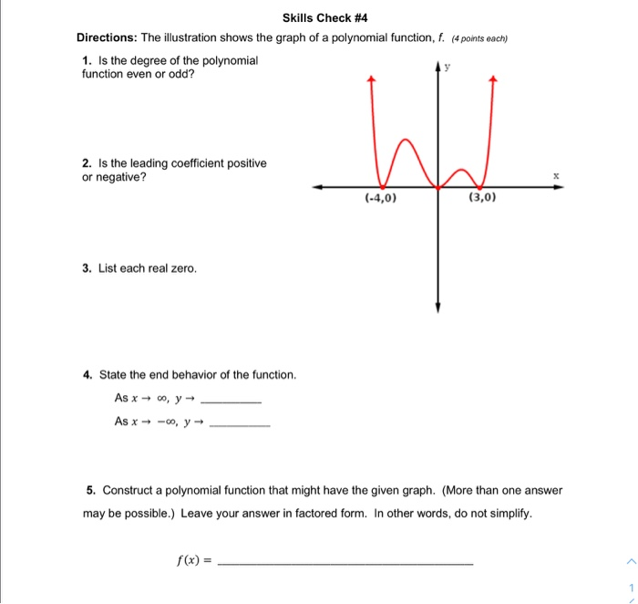 Solved Skills Check #4 Directions: The illustration shows | Chegg.com