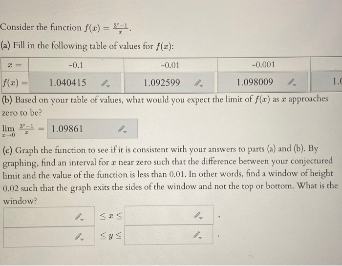 Solved (c) Graph the function to see if it is consistent | Chegg.com