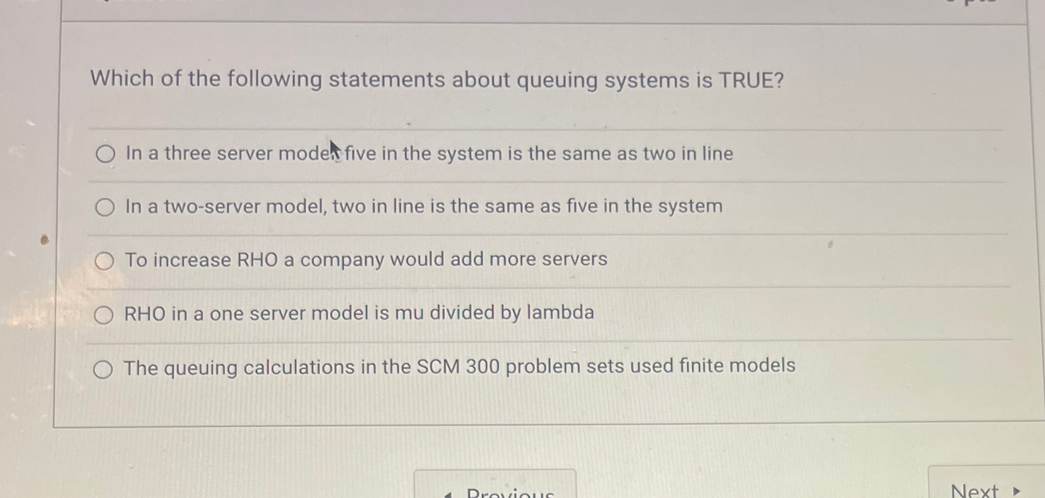 Solved Which of the following statements about queuing | Chegg.com Solved Which of the following statements about queuing | Chegg.com