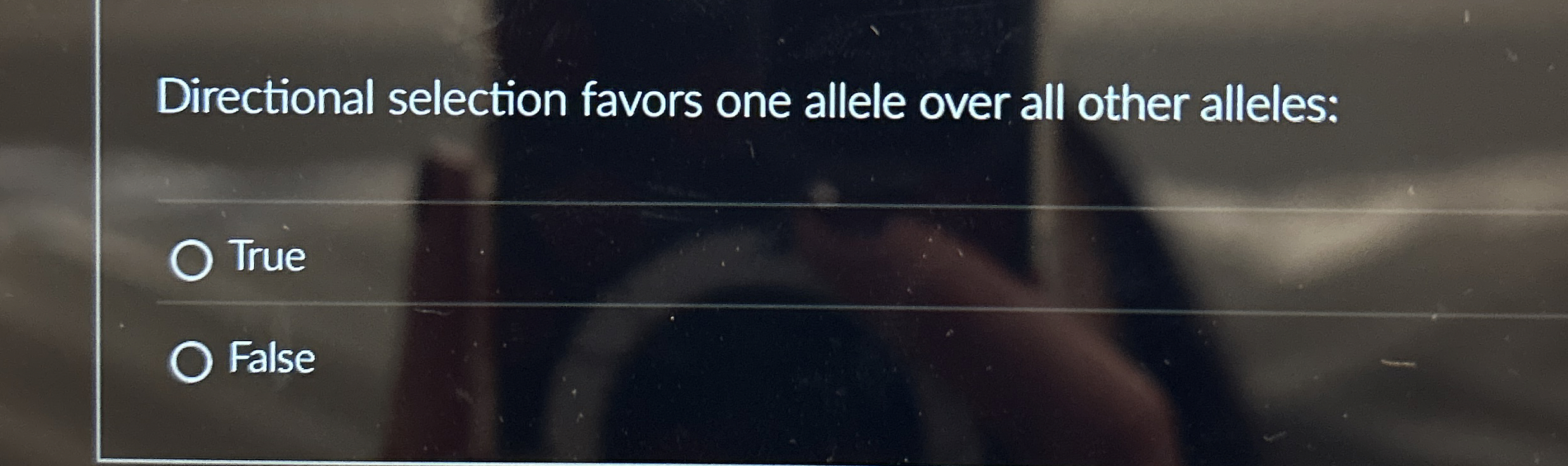 Solved Directional selection favors one allele over all | Chegg.com