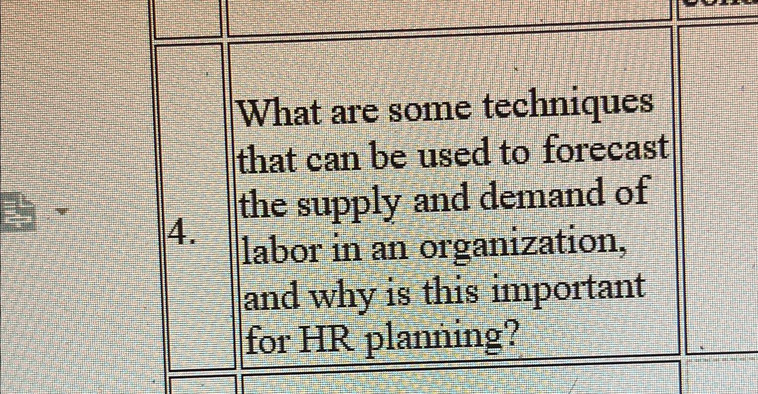 Solved What are some techniques that can be used to | Chegg.com